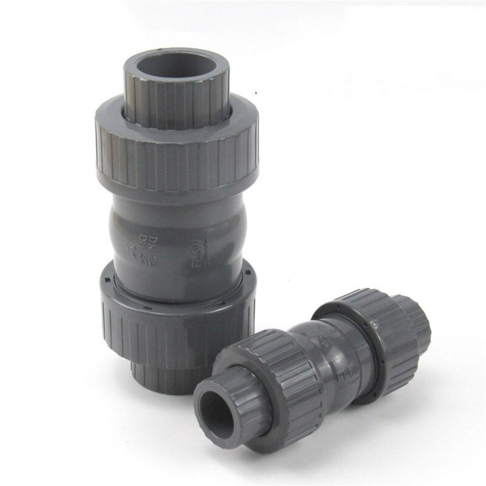 3pcs Inner Diameter 20mm ~ 63mm PVC One Way Non Return Check Valve UPVC ...
