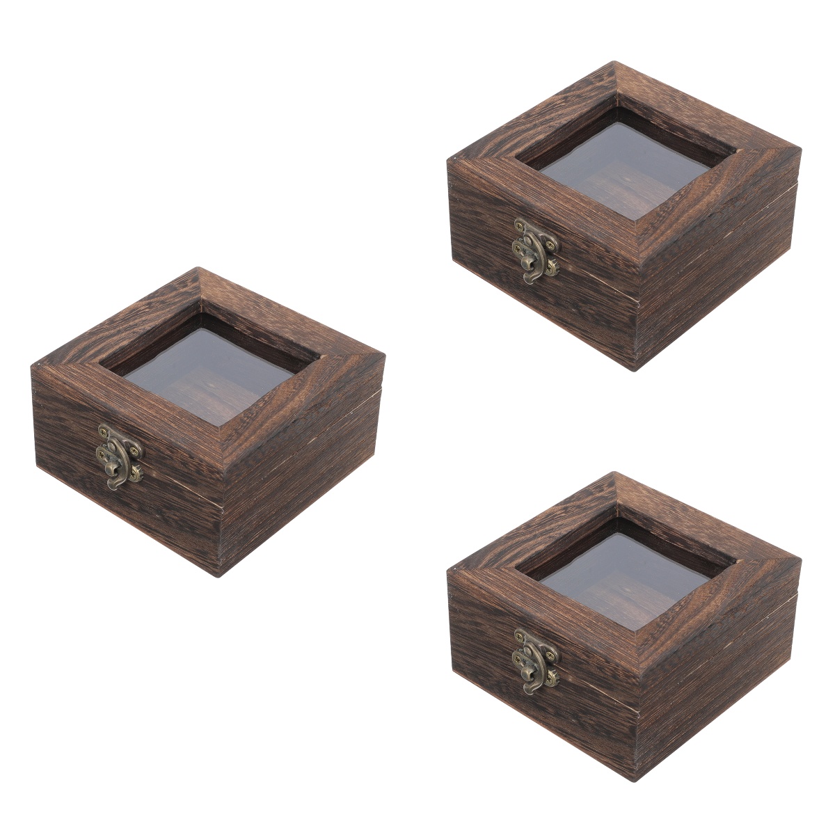 3pcs Insect Display Case Shadow Box Frame Wood Display Case for Photos ...