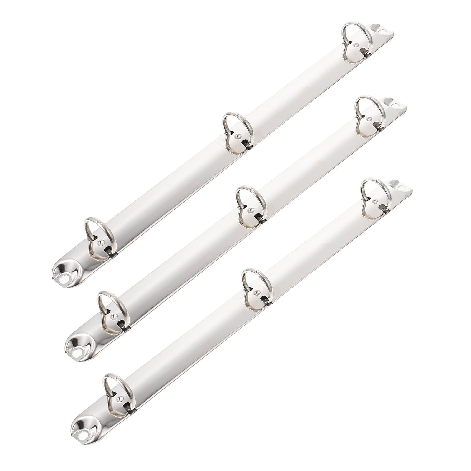 PINXOR 3pcs Iron Leaf Binders, Silver Book Accessory, Removable Book ...