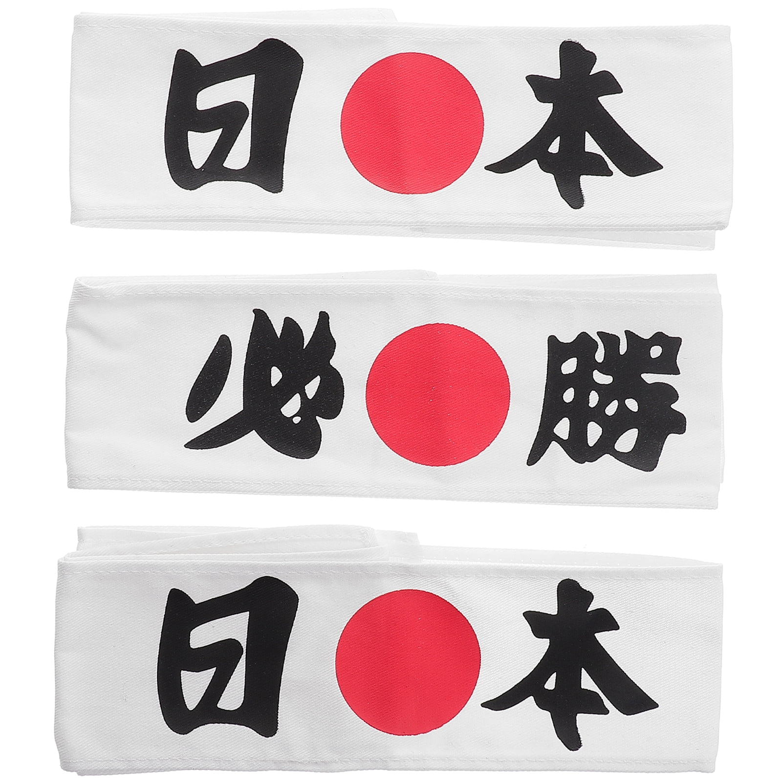 3pcs Japanese Ninja Headbands Breathable Headbands Versatile Headbands ...