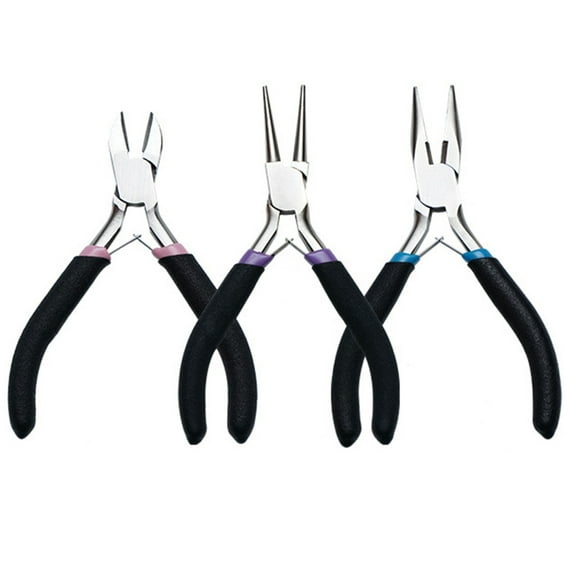 3pcs Jewelry Pliers Collection for DIY Projects Wire Cutter Metal ...