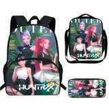 3pcs KPop Demon Hunters Backpack Huntrix World Tour Backpack Casual ...