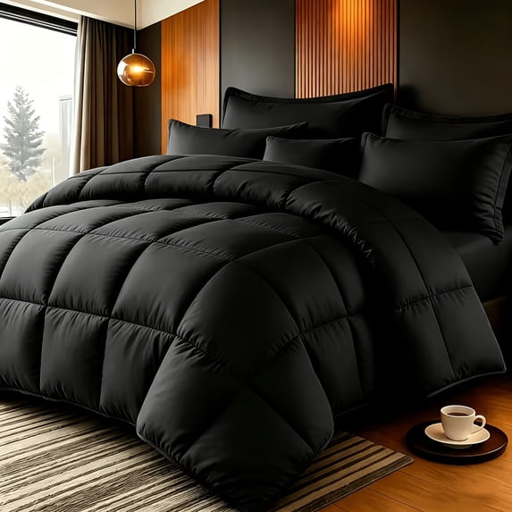 3pcs King Solid Color Quilted Oversized Bedding Set, Lightweight ...