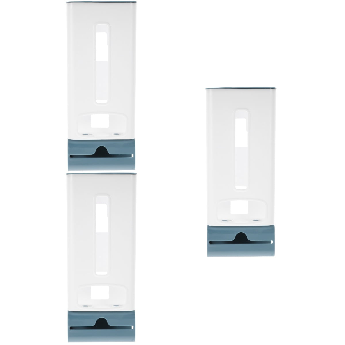 3pcs Kitchen Plastic Bag Dispenser Wall Grocery Bag Dispenser Wall ...