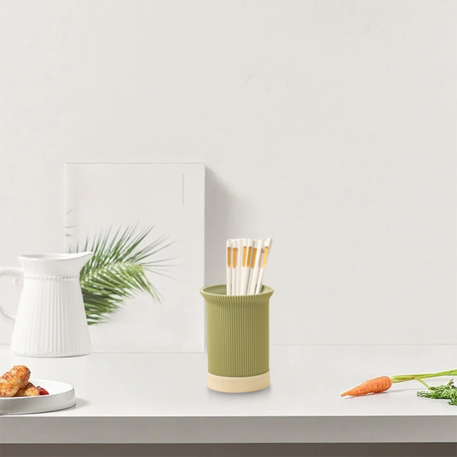 3pcs Kitchen Utensils Holder Large,Ceramic Utensil Organizer for ...