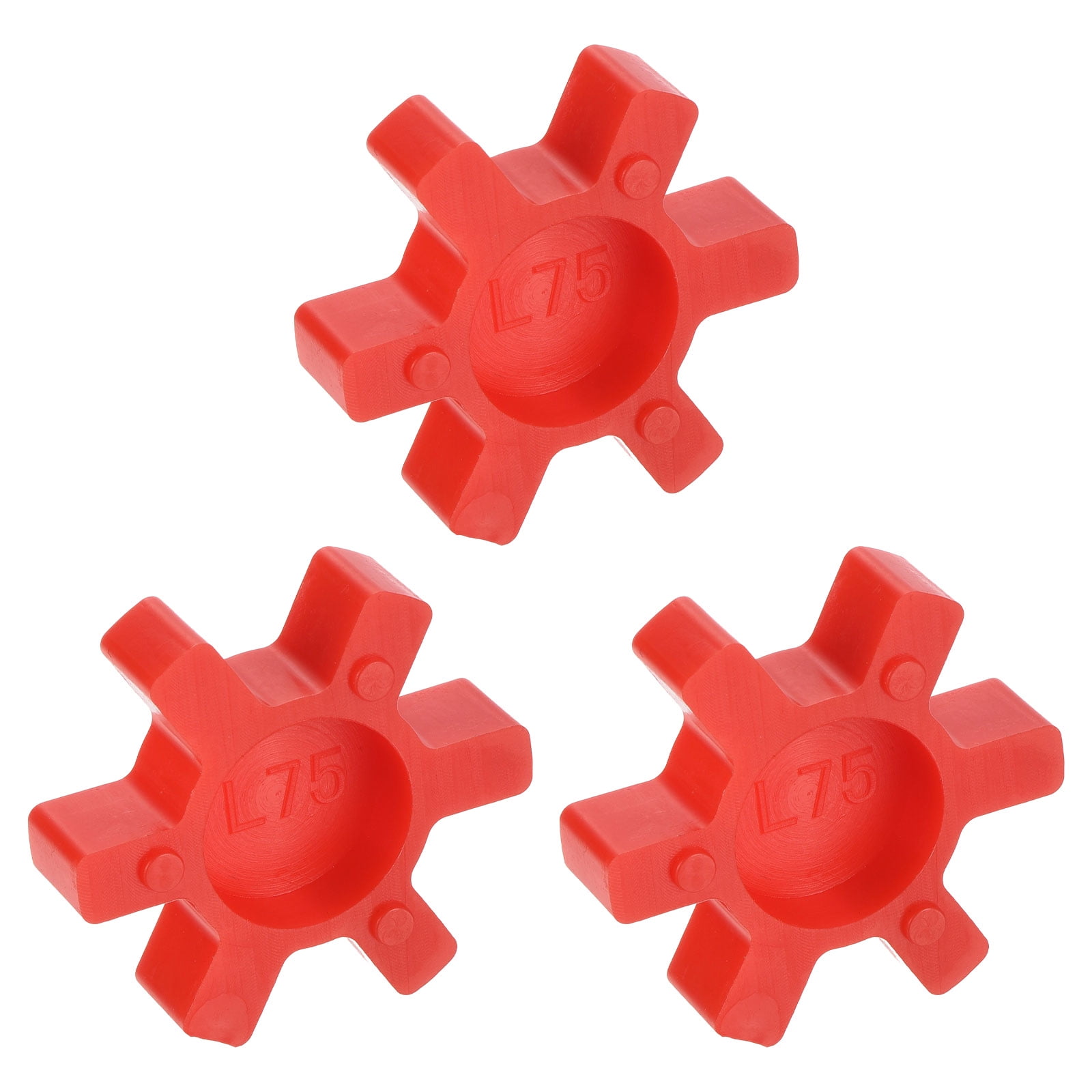 3pcs L75 Jaw Coupling Insert for L Jaw Coupling L-Jaw Coupler Set, Red ...