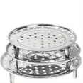 3pcs LDQ Stainless Steel Steamer Racks - Fit for Stock Pots, Multi ...