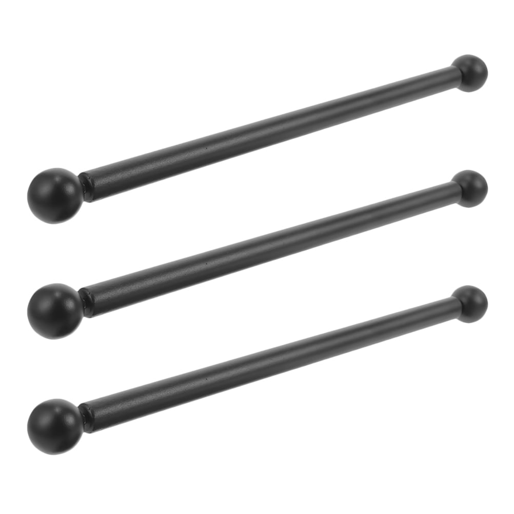 Worgeous Black Aluminum Alloy Lamp Post Cross Arm Handle for Light 3pcs ...