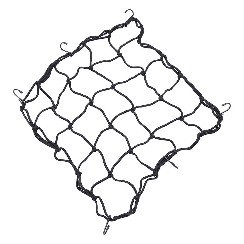 3pcs Latex Bungee Cord Cargo Net Luggage Netting Mesh with Hooks for ...