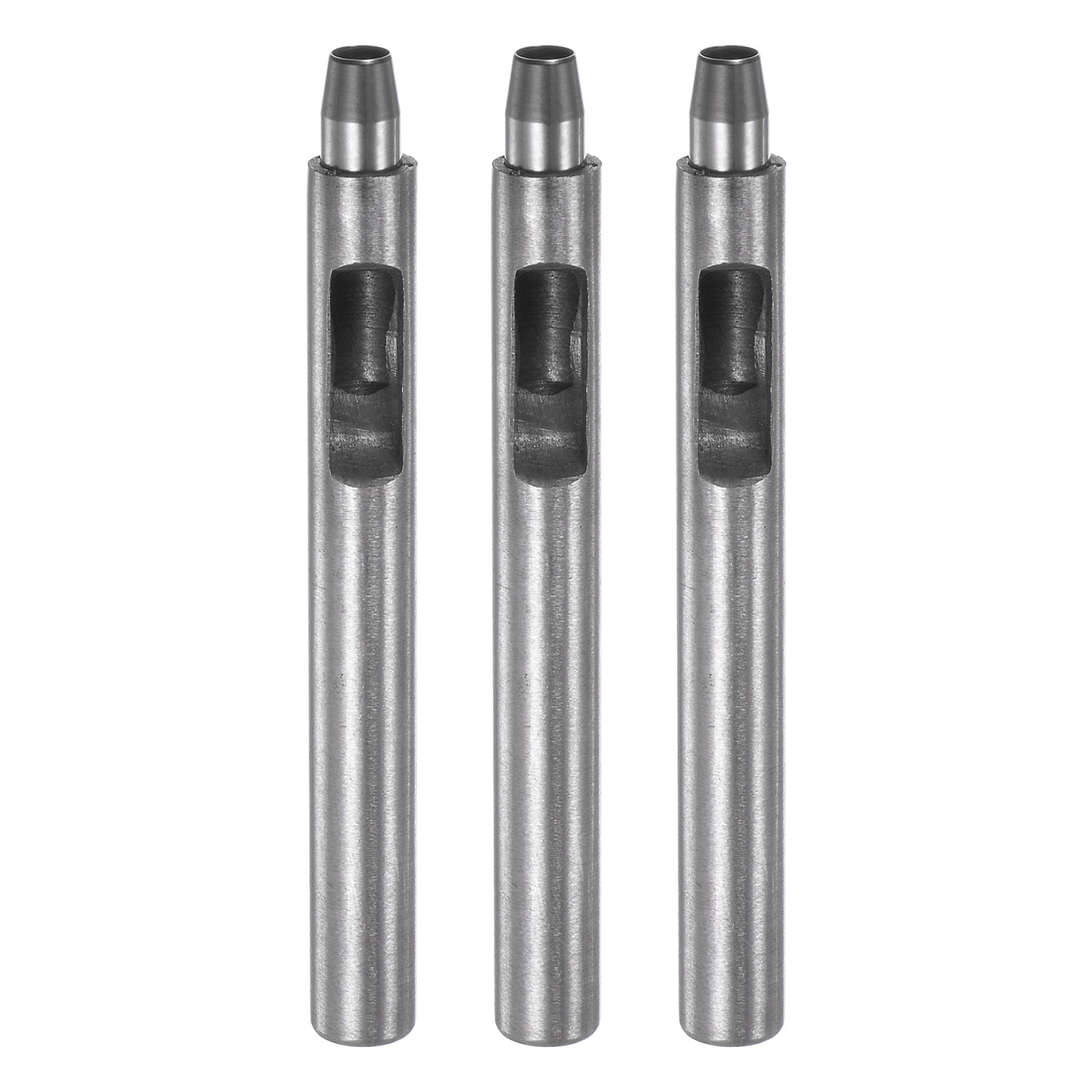 3pcs Leather Hole Punch Tool 5.5mm Straight Round Punch Grommet Snap ...