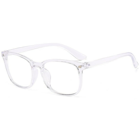 3pcs Lightweight PC Frames Minimalist Square Clear Lens Glasses - Blue ...