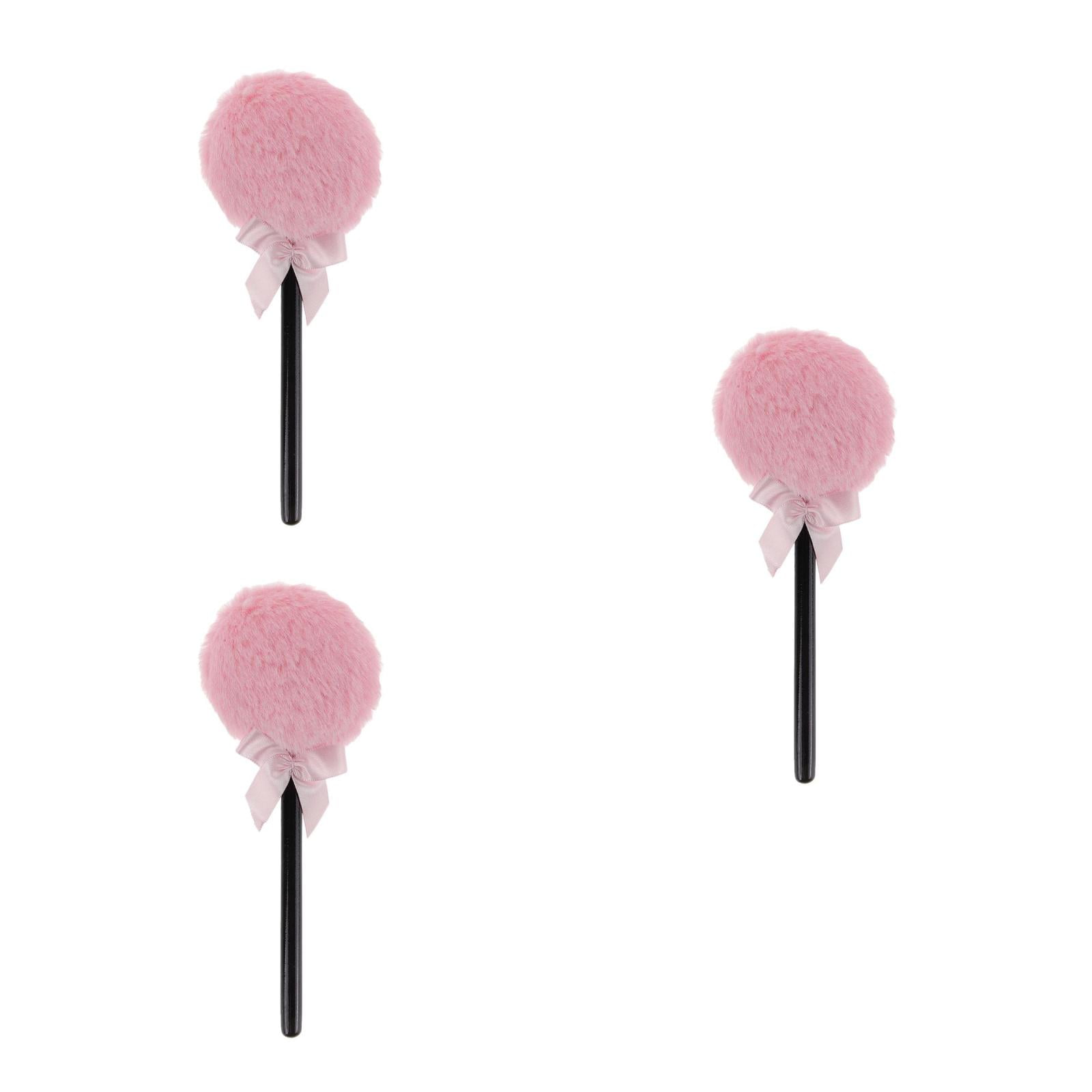 3pcs Lollipop Shaped Powder Puff Fairy Wand Design Soft Makeup Puff ...