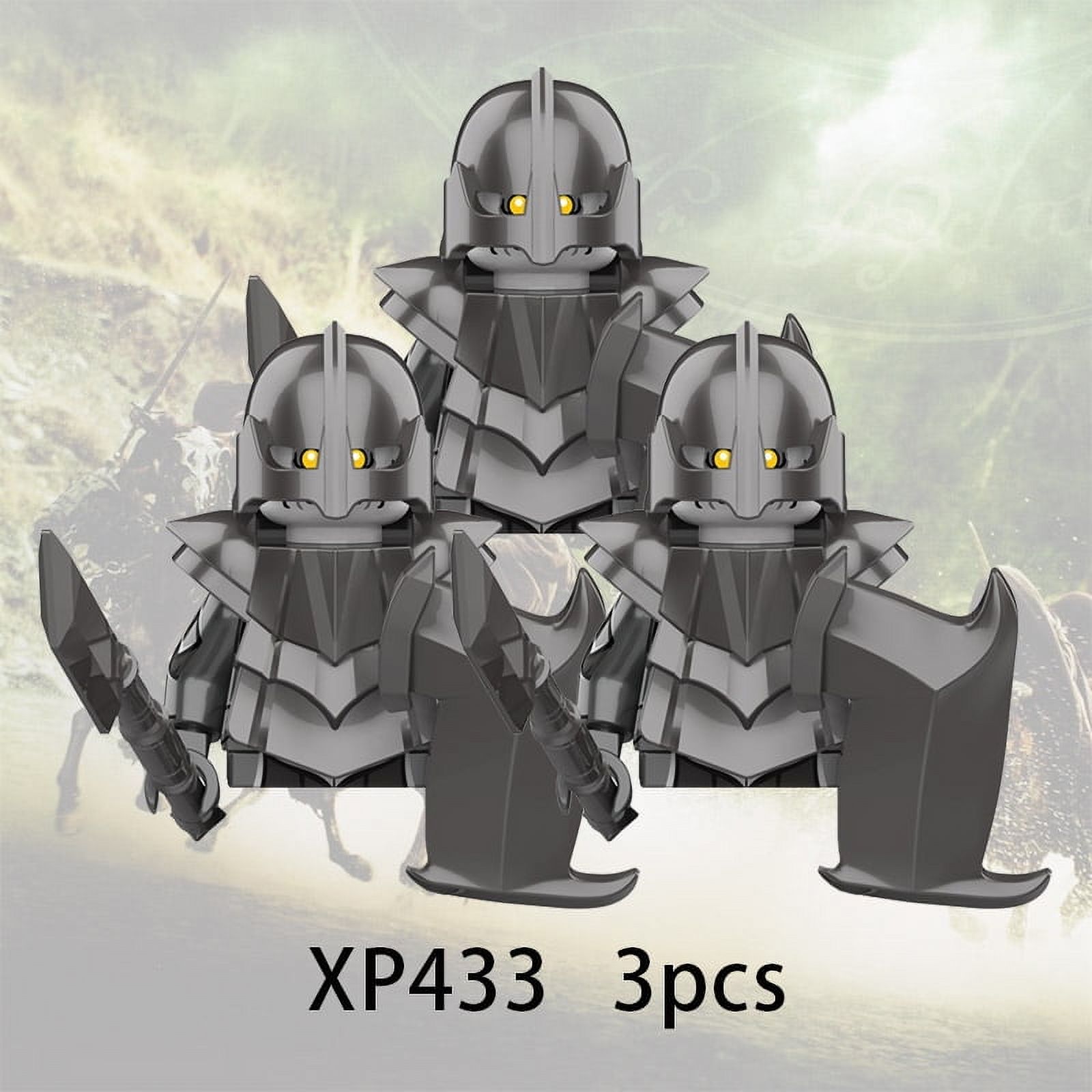 3pcs Lord Rings Elves Orcs Army Dwarf Rohan Mini Action Toy Figures ...