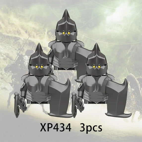 3pcs Lord Rings Elves Orcs Army Dwarf Rohan Mini Action Toy Figures ...