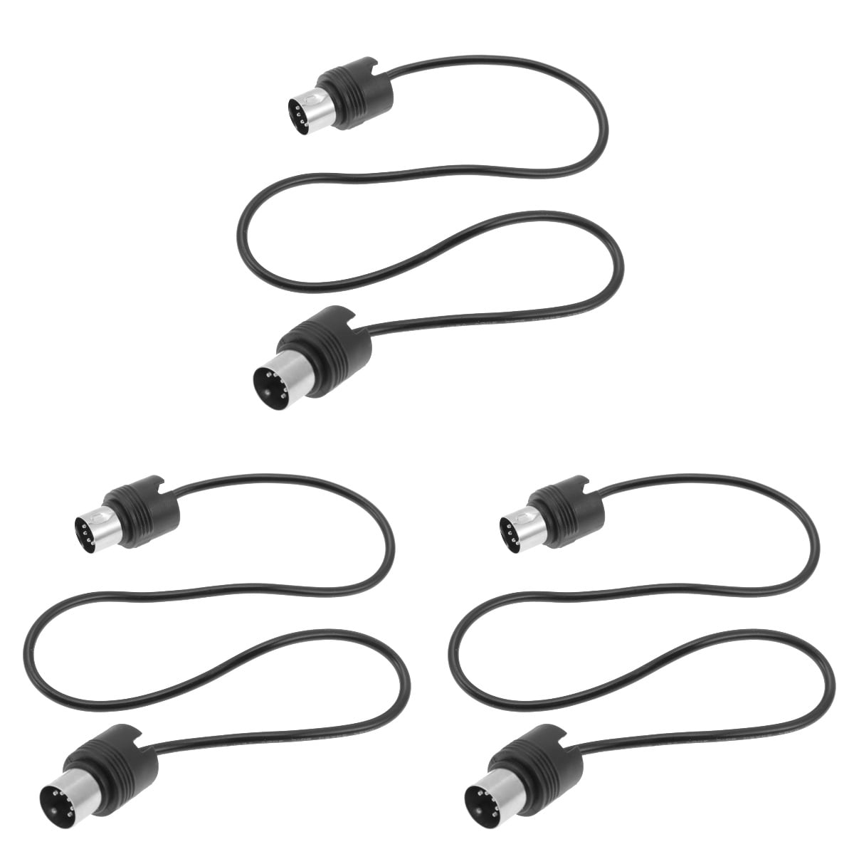 3pcs MIDI Din Extension Connection Cable: MIDI Male To Male Connection ...