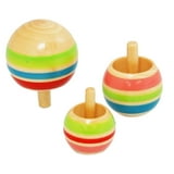 3pcs Magic Tippe Top Self-inverting Spinning Spinner Wooden Toy ...