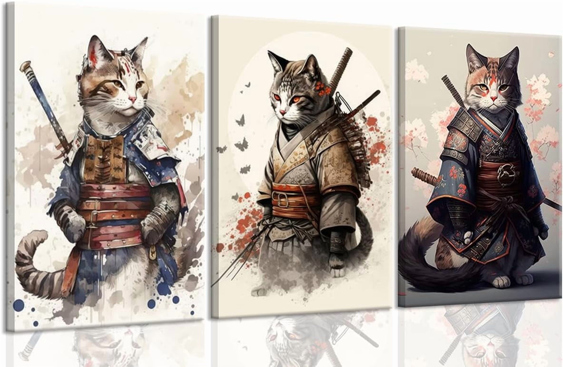 3pcs Magical Forest Animal Canvas Wall Art Retro Wild Cottagecore ...