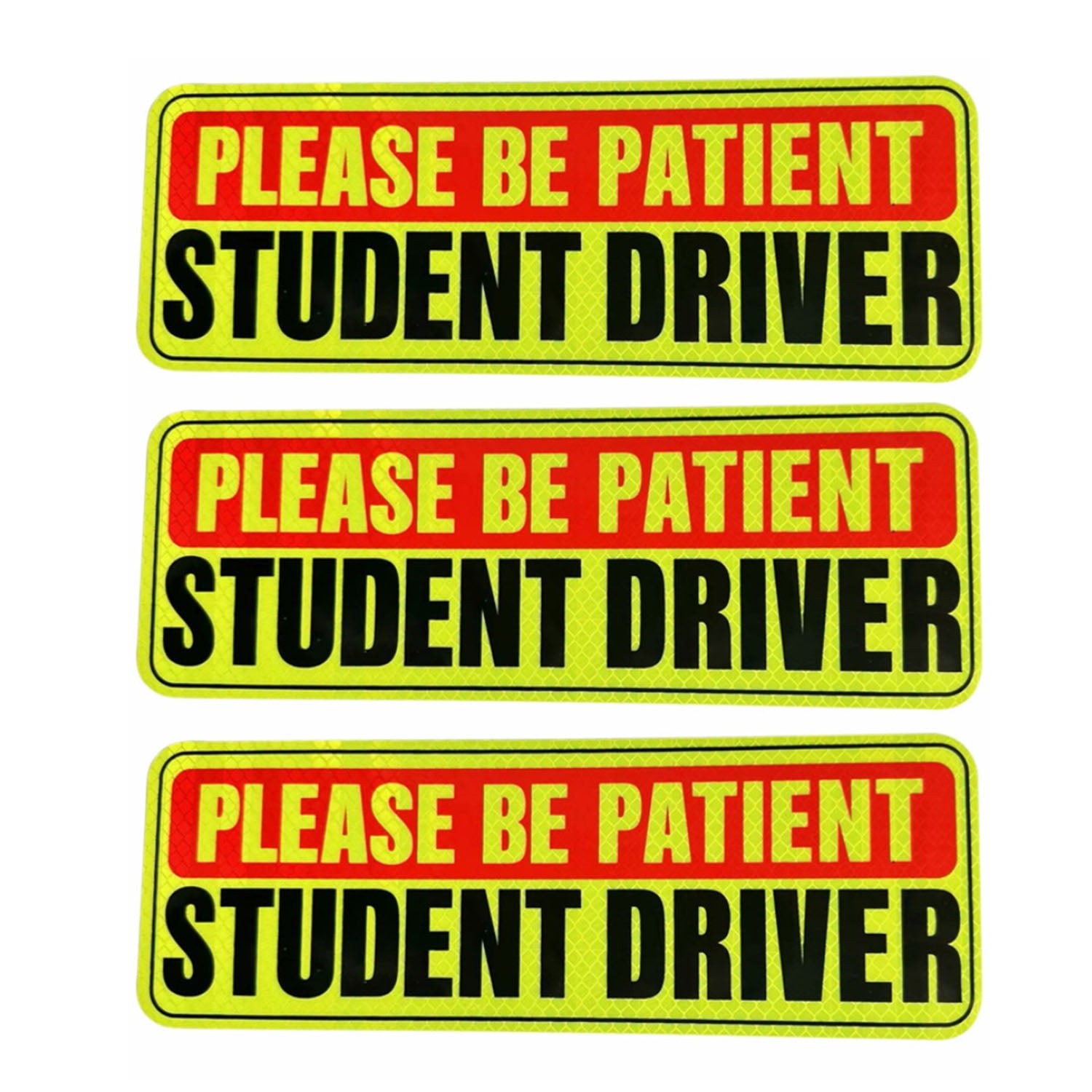 3pcs Magnet for Car, Please Be Patient Student Driver, New Drivers ...