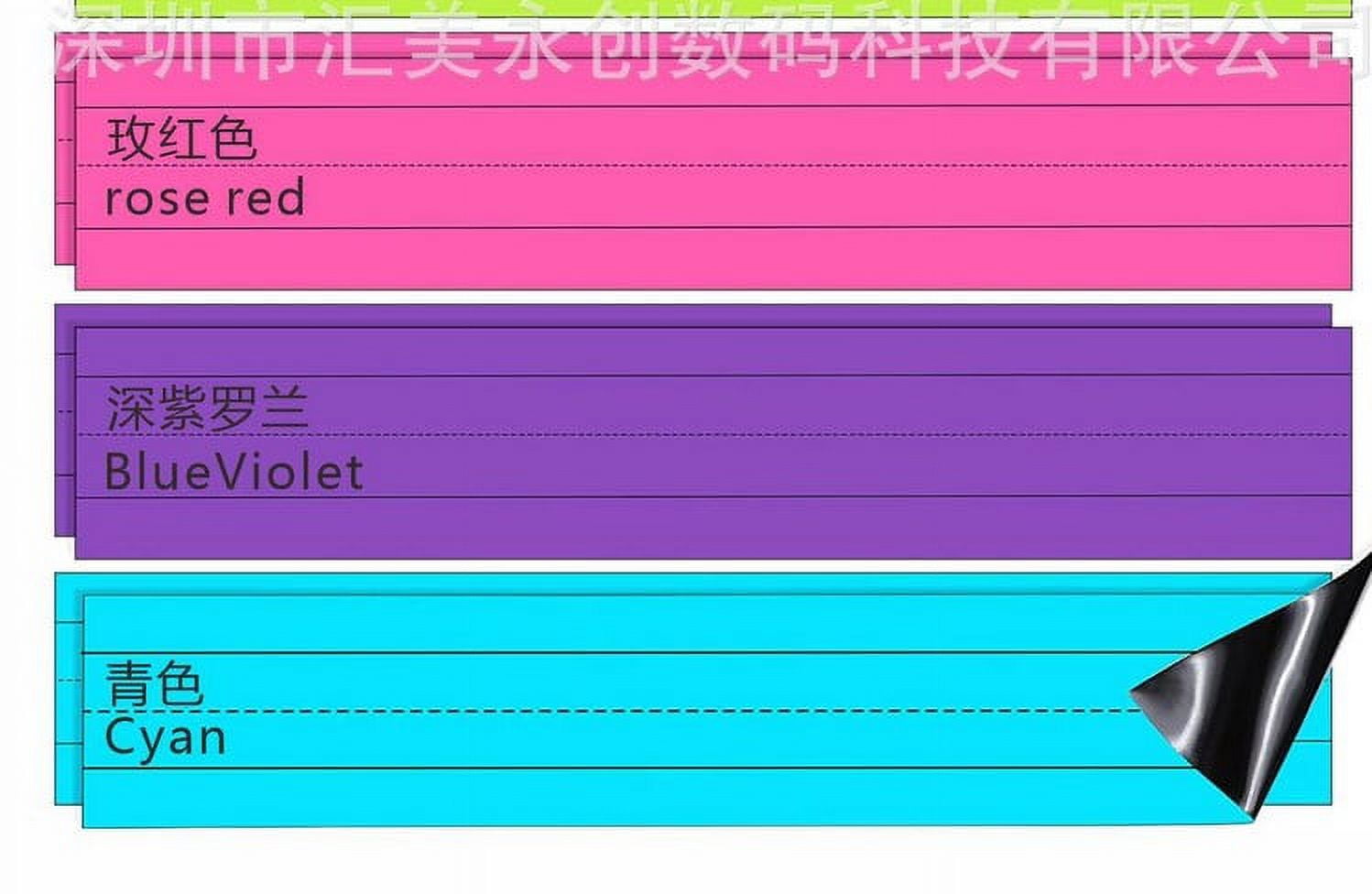 Magnetic Sentence Strips for Whiteboard 3pcs Assorted Color PET Magnet ...