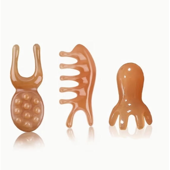 3pcs Massage Scraping Tools Set - Frog, Dolphin, and Octopus Massage ...