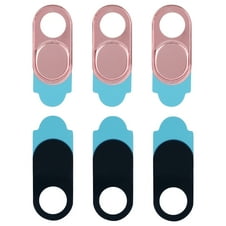 Camera Covers for Phones and Laptops in Black and Clear Styles