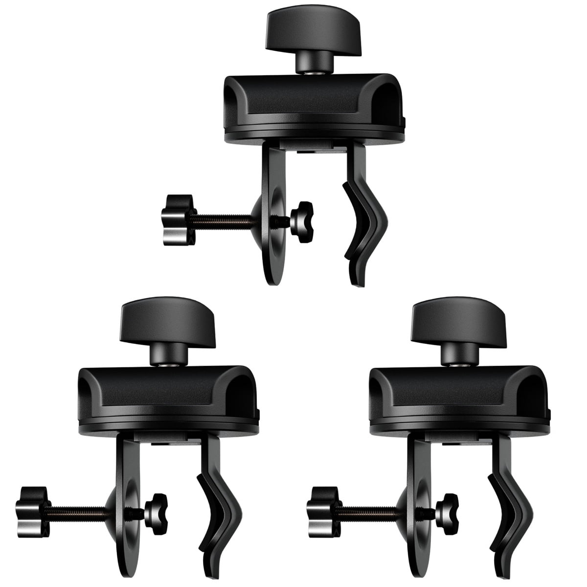 3pcs Mic Clamp Mic Desk Mount Clip 15mm Microphone Arm Desk Mount Clip ...