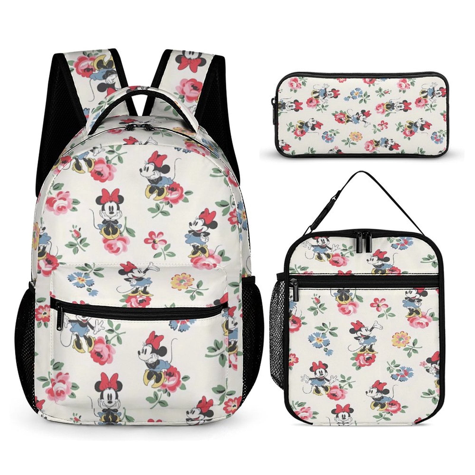 3pcs Mic-key Mouse Backpack Set, Multi-functional Laptop Bag 17in Water ...