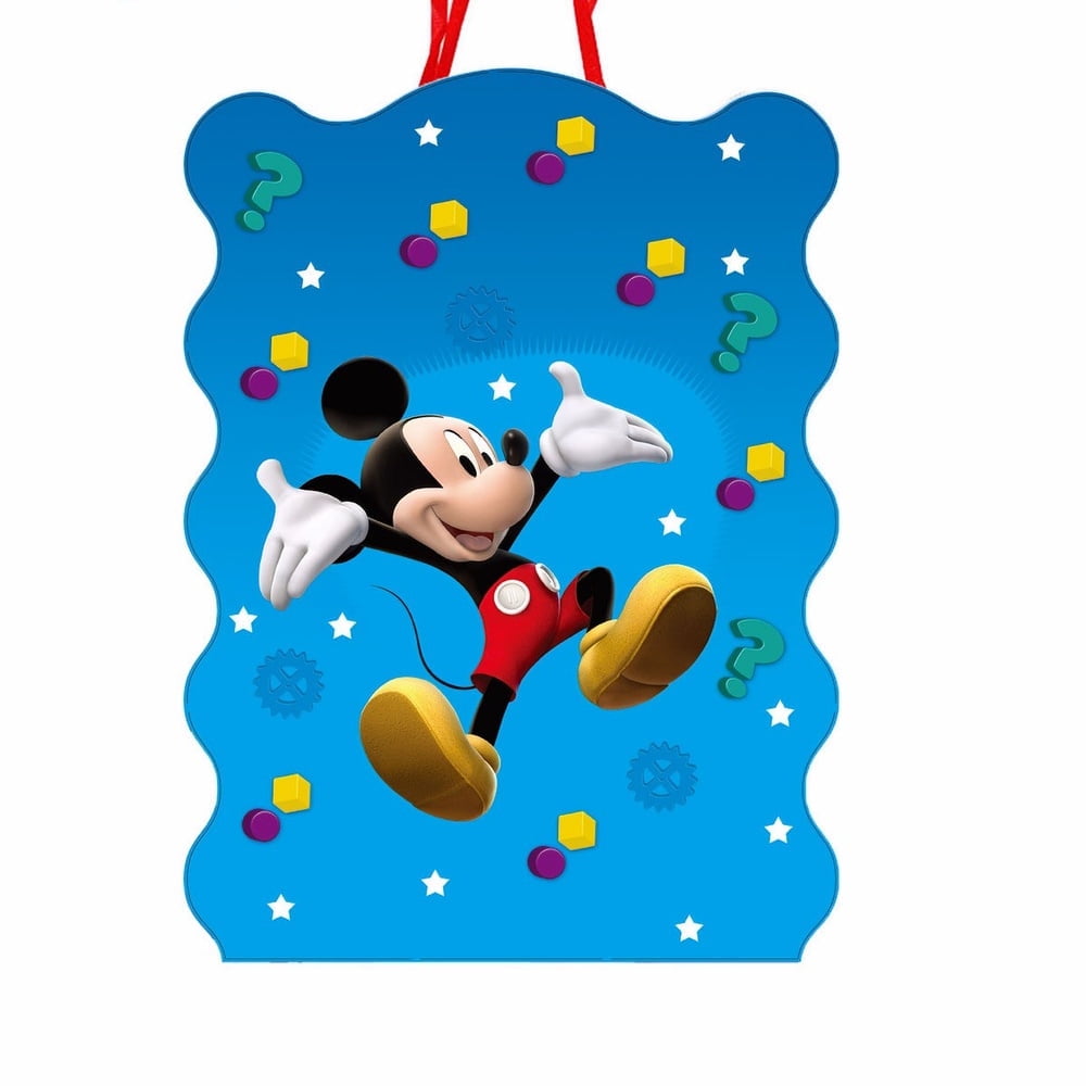 3pcs Mickey Anime Pull String Piñata - Candy Filled Safe Birthday Party ...