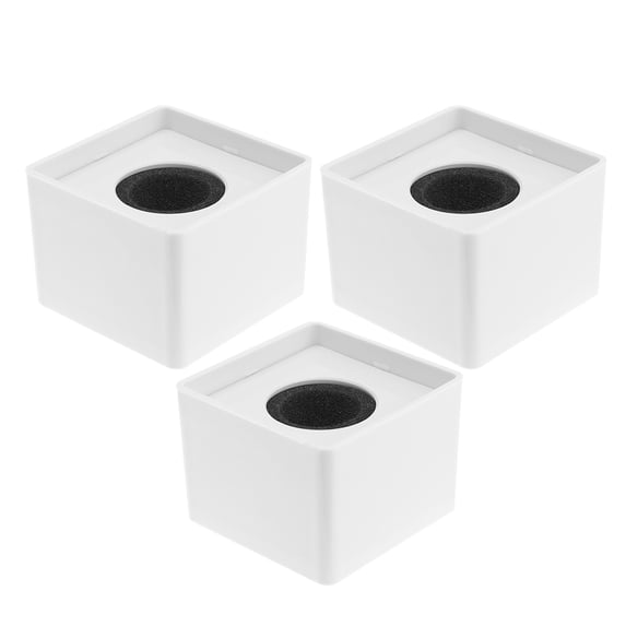 3pcs Microphone Logo Flags for Hosts and Reporters Portable Square Cube ...