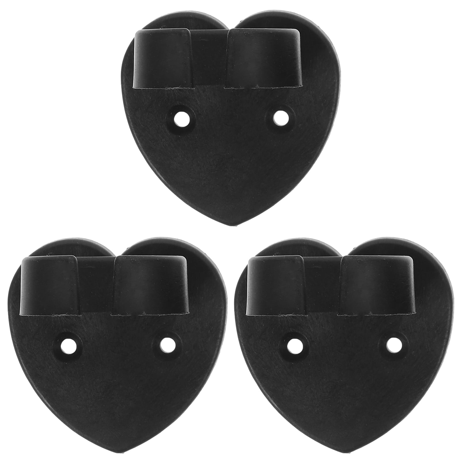 3pcs Microphone Plastic Holders Microphone Back Adhesive Clips Mic ...