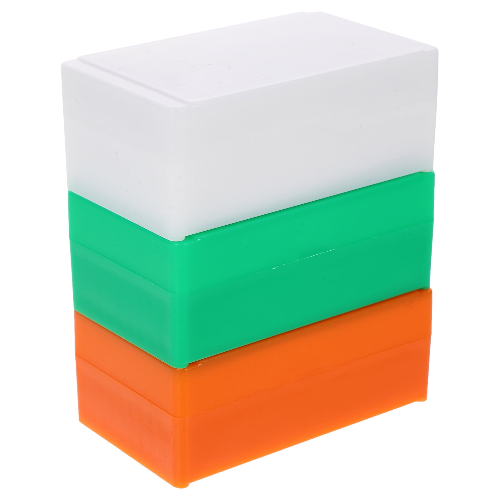RENACLIPY 3Pack Colored Slide Boxes Plastic Laboratory Equipment Simple ...