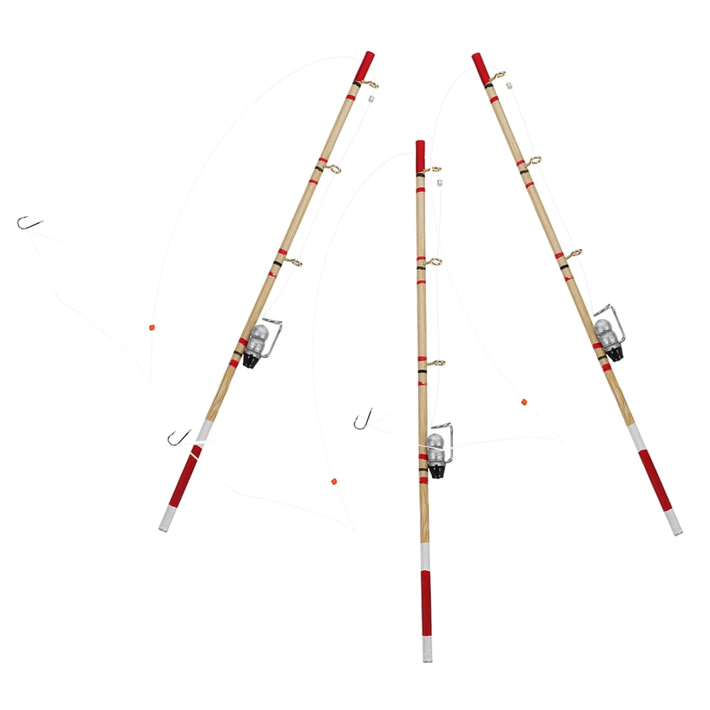 3pcs Mini Fishing Rod Toy For Dollhouse Miniatures Mini House ...