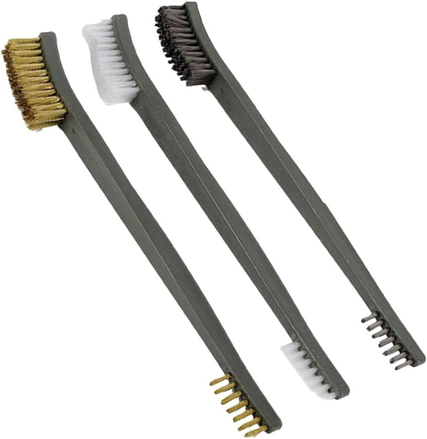 3pcs Mini Stainless Steel Remove Rust Brushes Cleaner Brass Cleaning ...