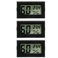 3pcs Mini Thermometer Hygrometer Digital Display Humidity Meters Indoor ...