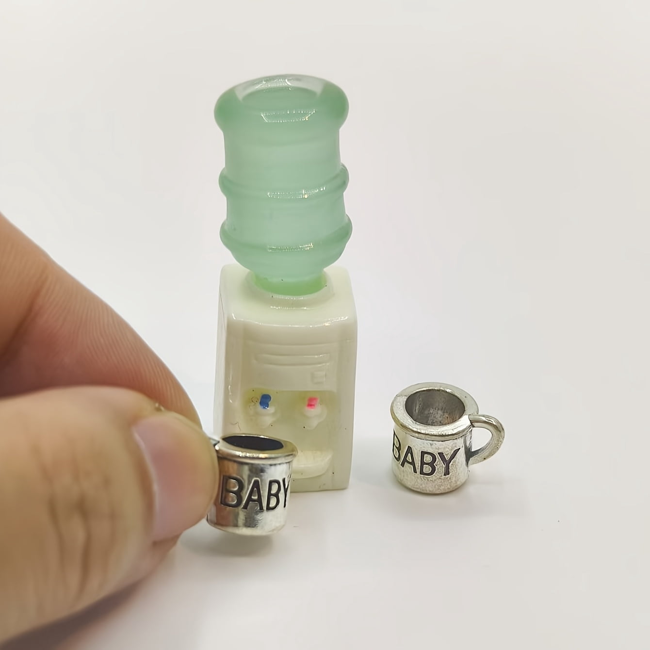 3pcs Mini Water Dispenser Model Set with 2 Mini Cup Accessories, 1:12 ...