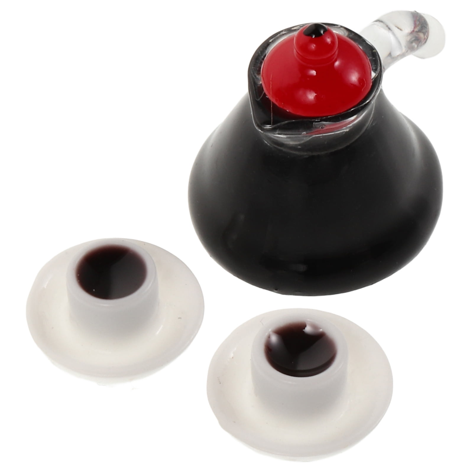 3pcs Miniature Coffee Pot And Cups Dollhouse Decoration Miniature Tea ...