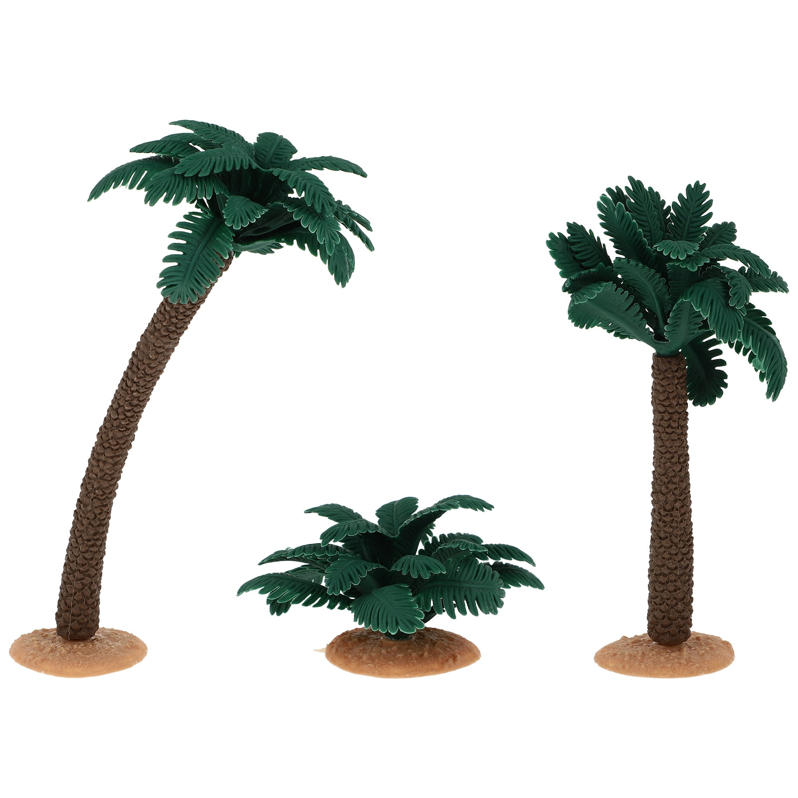 3pcs Model Trees Model Artificial Trees Cake Topper Scenery Model for ...