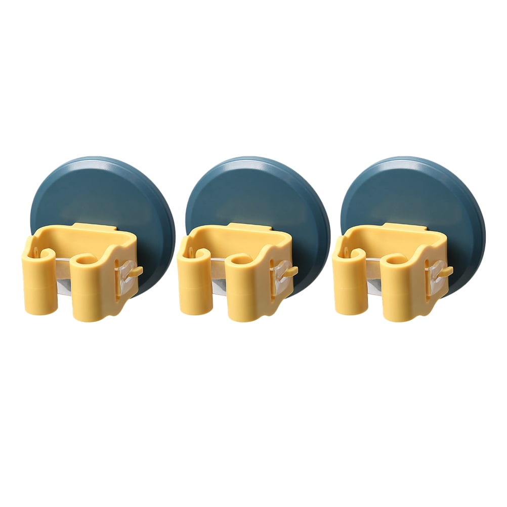 3pcs Mop and Broom Holder Wall-mounted Anti-Slip Clips Cleaning Tool ...