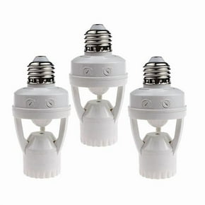 Shop Light Socket Motion Sensor Adapters for Indoor and Outdoor Use