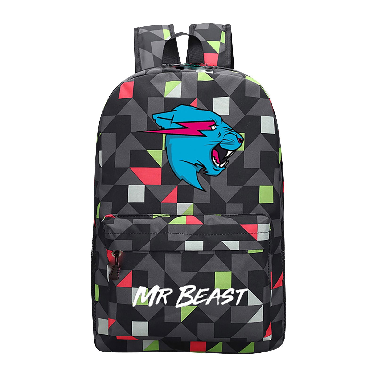3pcs Mr Beast Backpack for Students - Cute Cartoon Printed Backpack ...
