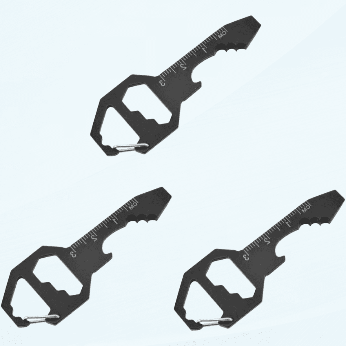3pcs Multi Tool Card Key Tool Multi-Tool Bottle Opener Keychain Key ...