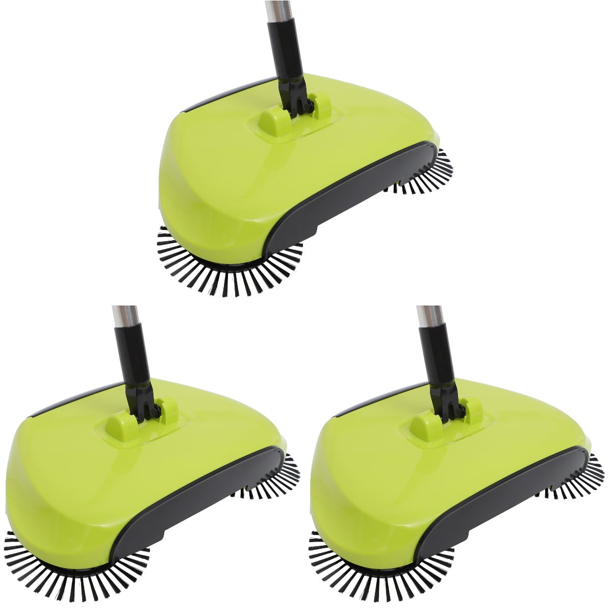 3pcs Multi-function 3 in 1 Household Cleaning Lazy Hand Push Sweeper ...