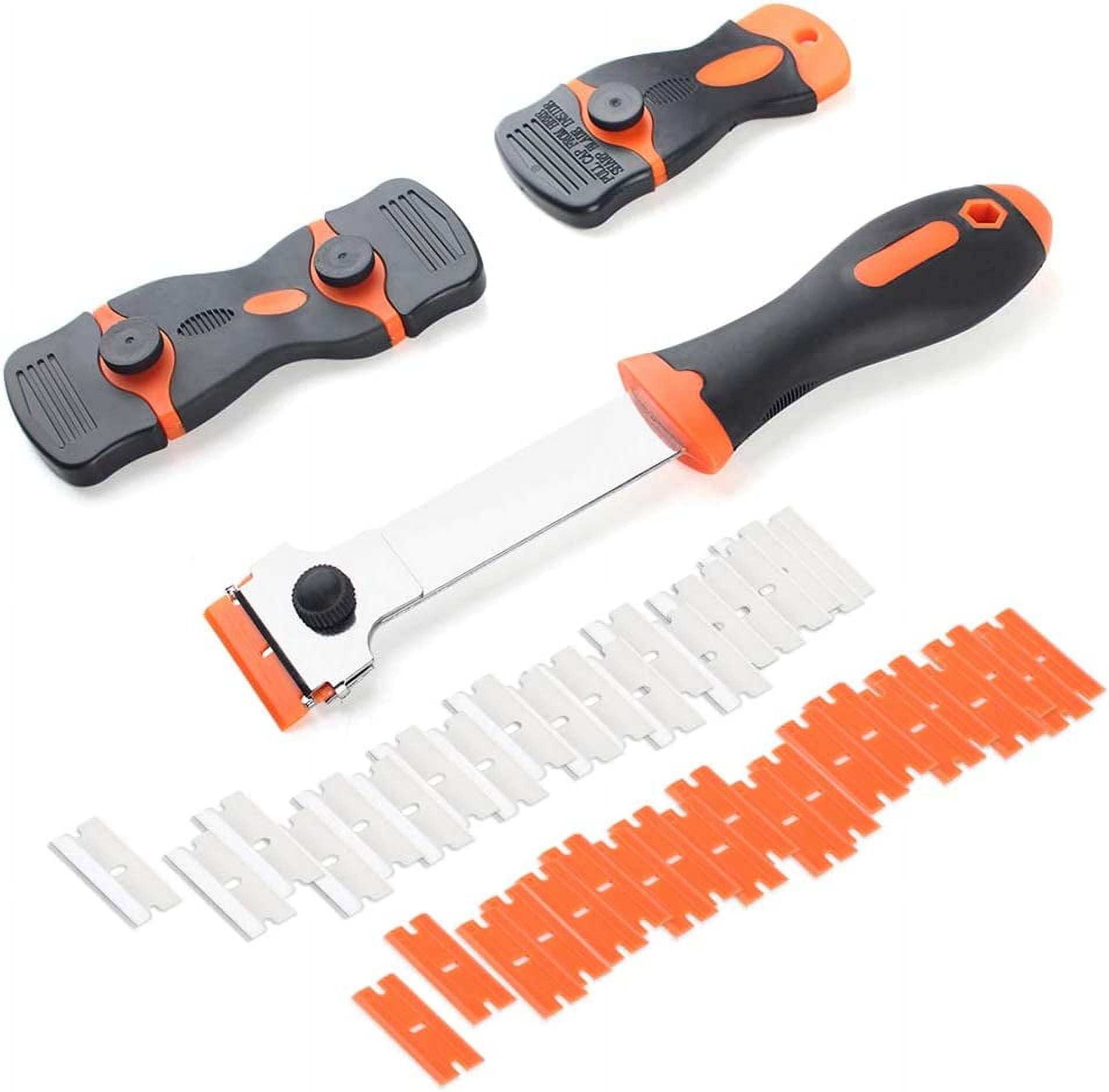 3pcs Multi-purpose Razor Scrapers with Extra 40pcs Blades, Cleaning ...