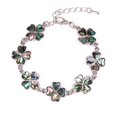 3pcs Natural Shell Link Chain Bracelet for Women Clover 7-1/2 inch(19cm ...