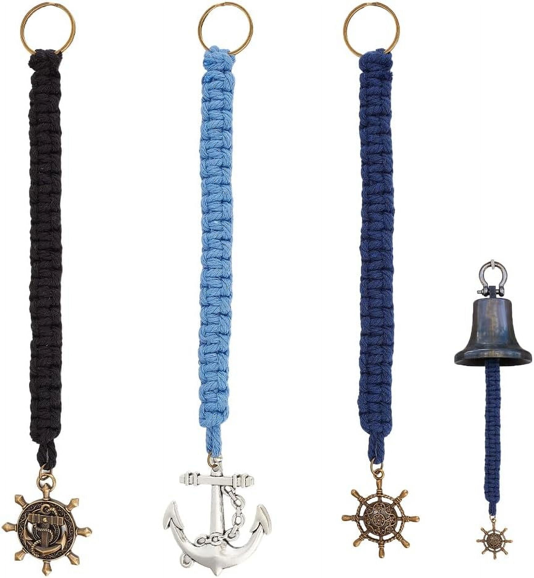 3pcs Oceans Rope Bell Pull 3 Styles Rope Bell Pull for Hanging Nautical ...