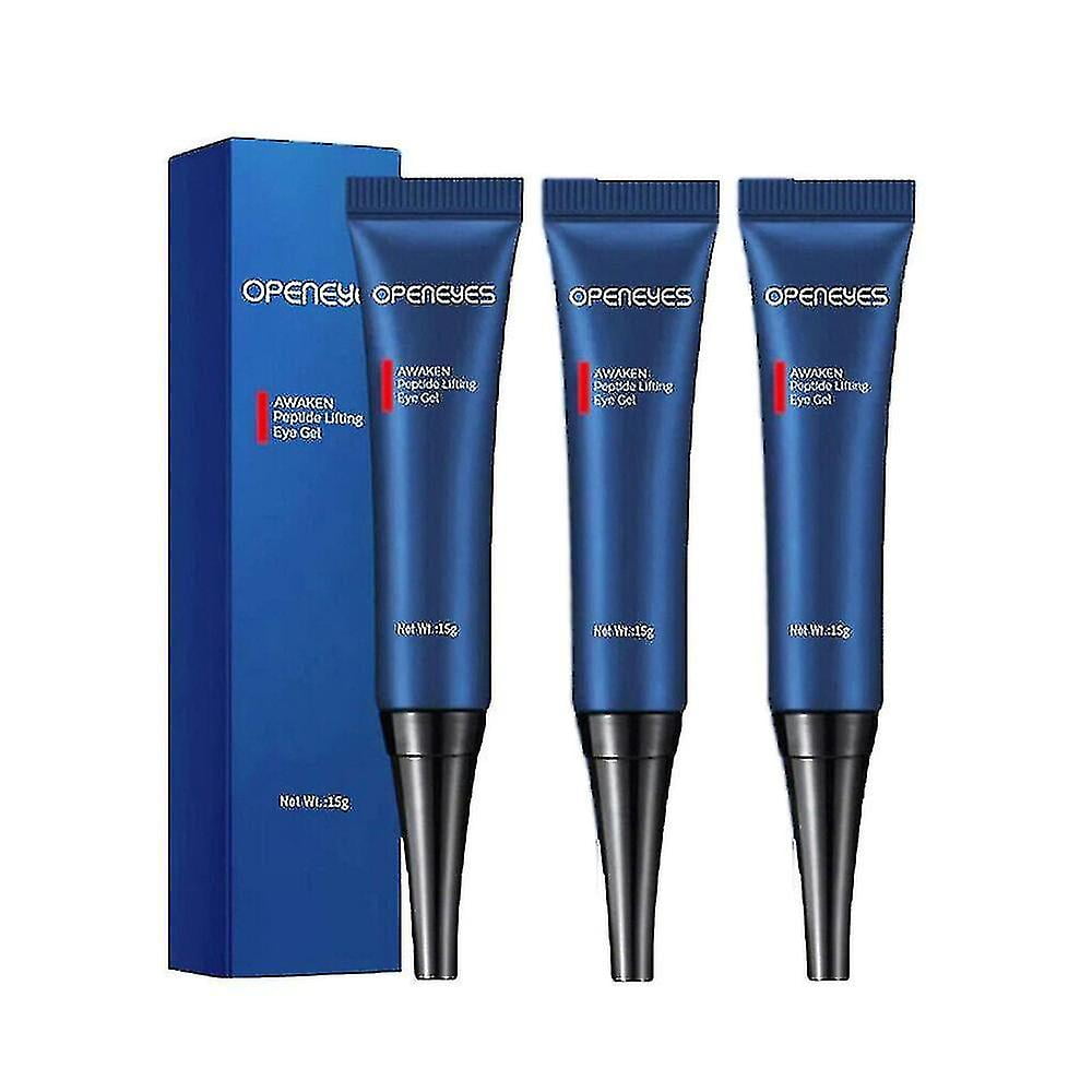 3pcs Openeyes Awaken Peptide Lifting Eye Gel Face Cream Collagen Anti ...