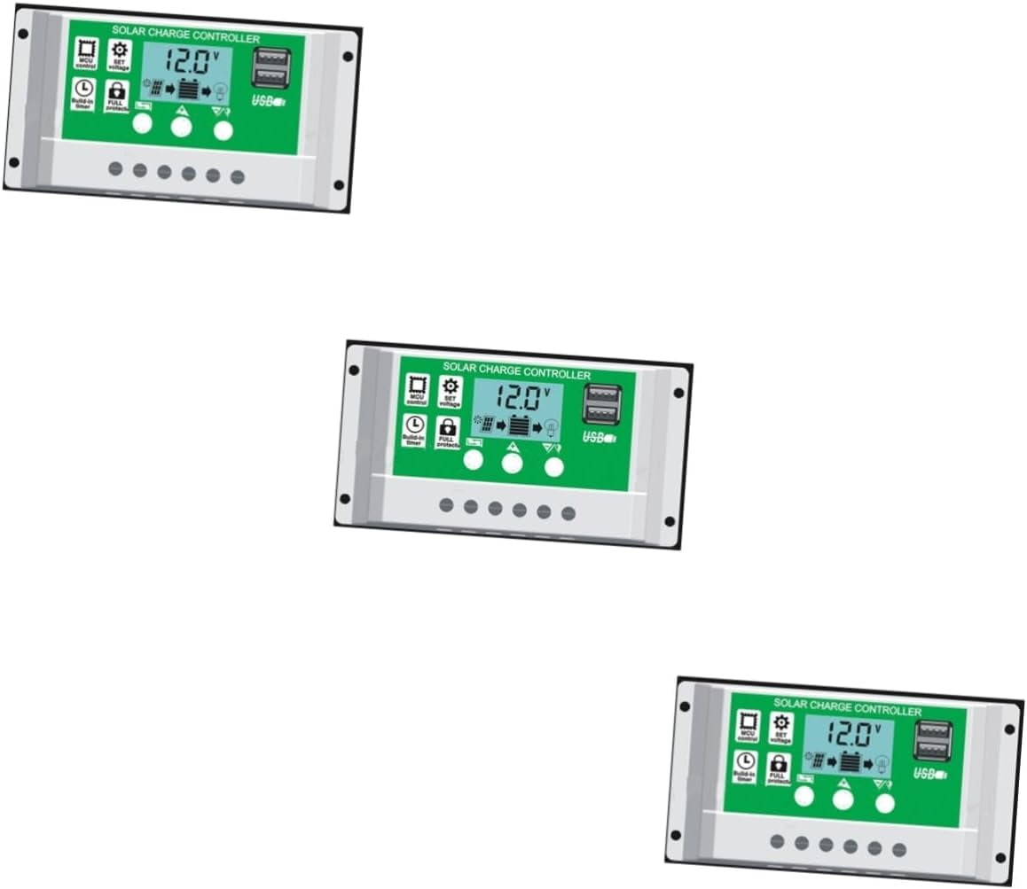 3pcs Outdoor Generators Portable Charger Solar Charge Controller ...