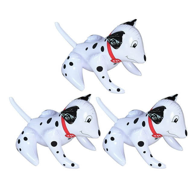 3pcs PVC Inflatable Animal Kids Playing Dog Balloon Inflatable Spotty ...