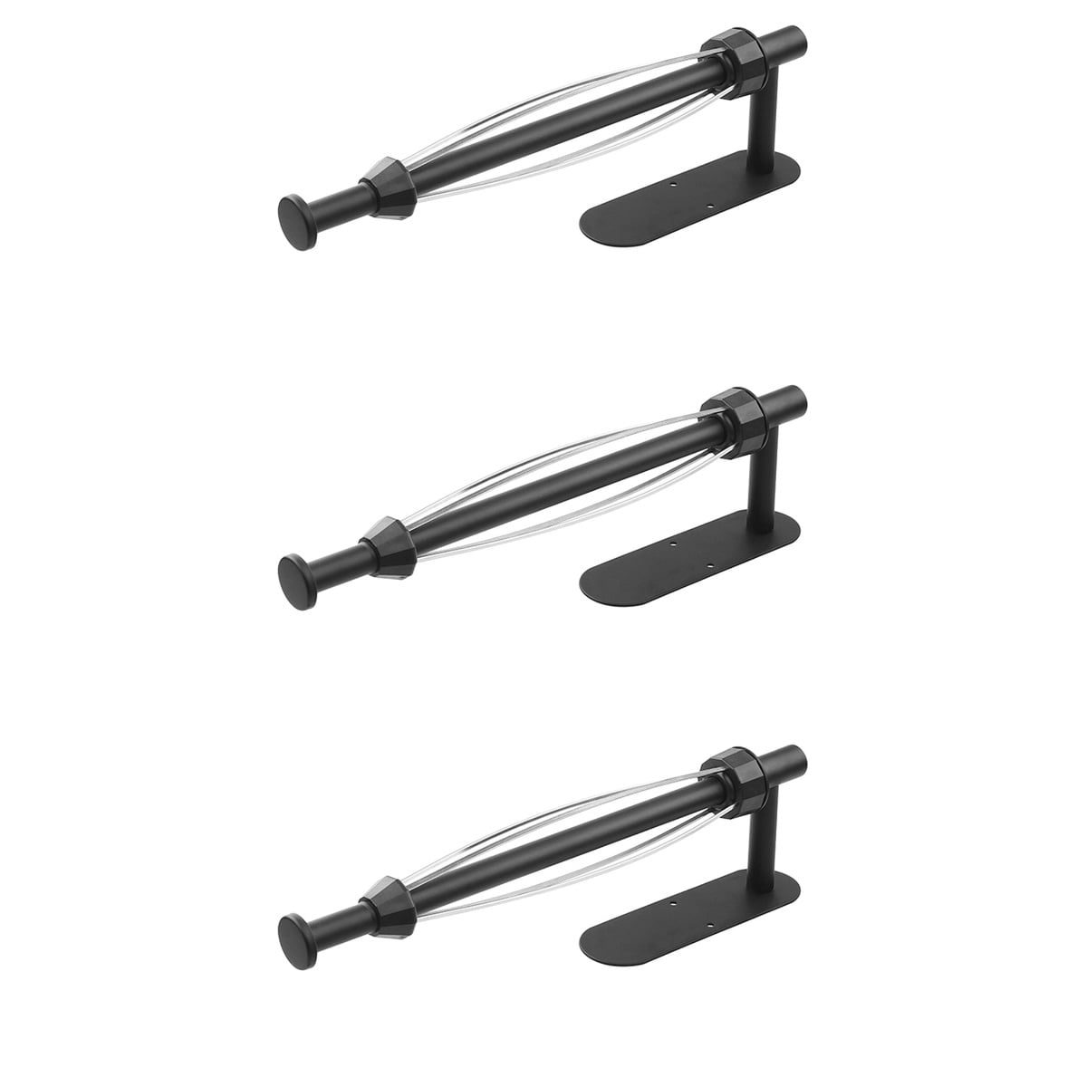 3pcs Paper Towel Holder Wall Mounted Paper Towel Rack Papers Roll
