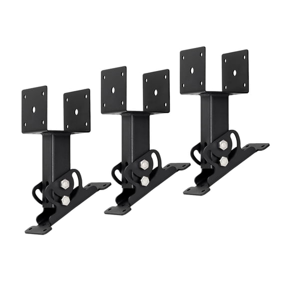 3pcs Patio Roof Riser Angle, Adjustable Metal Gazebo Roof Kits 3 Pieces ...